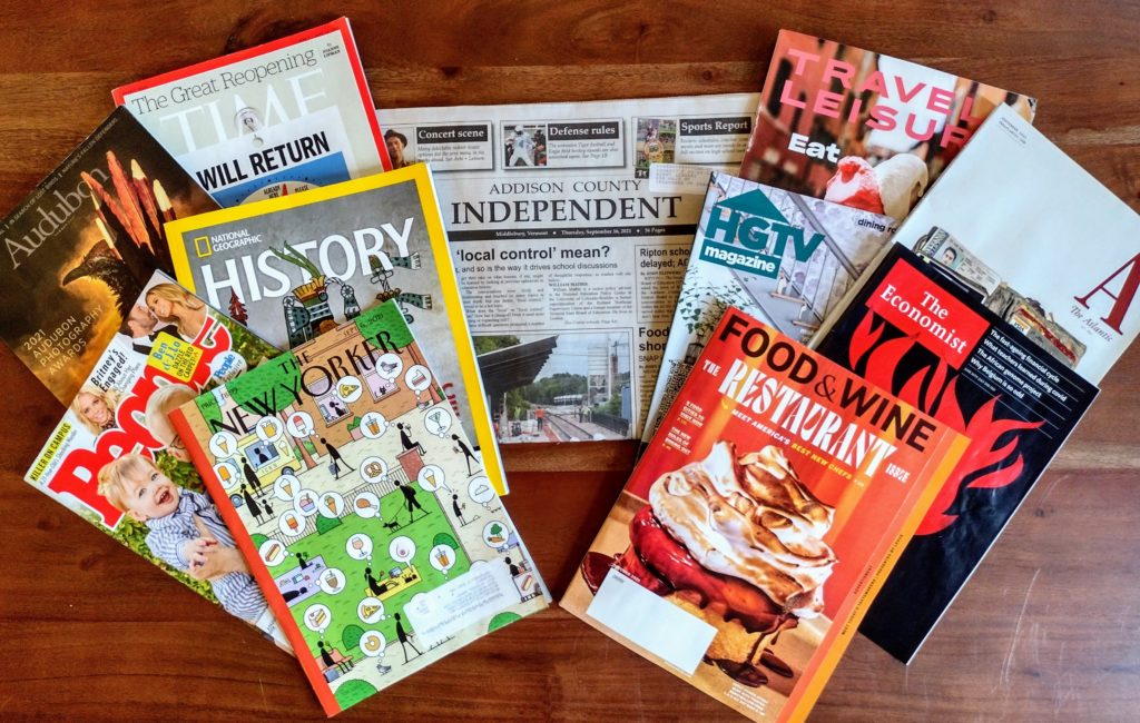 Periodicals Bixby Memorial Free Library
